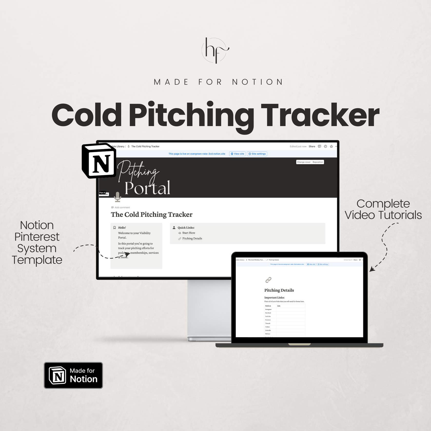 Notion Cold Pitching Tracking Template – heatherfarrisco
