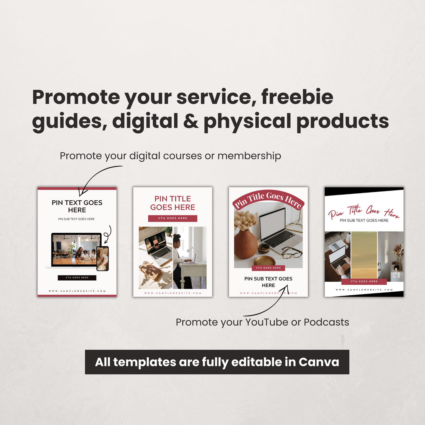 Pinterest Entrepreneur Templates for Canva – heatherfarrisco