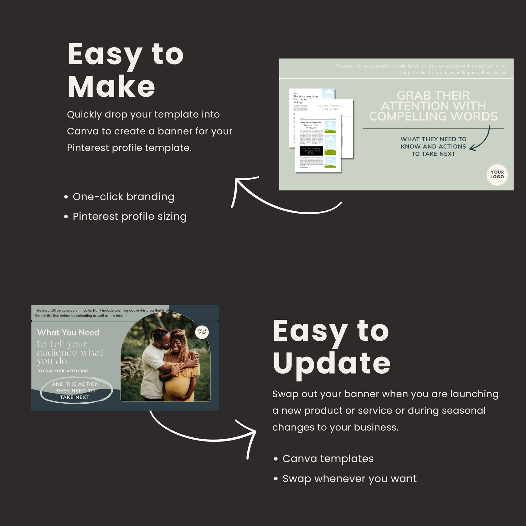 Pinterest Profile Banner Templates – heatherfarrisco