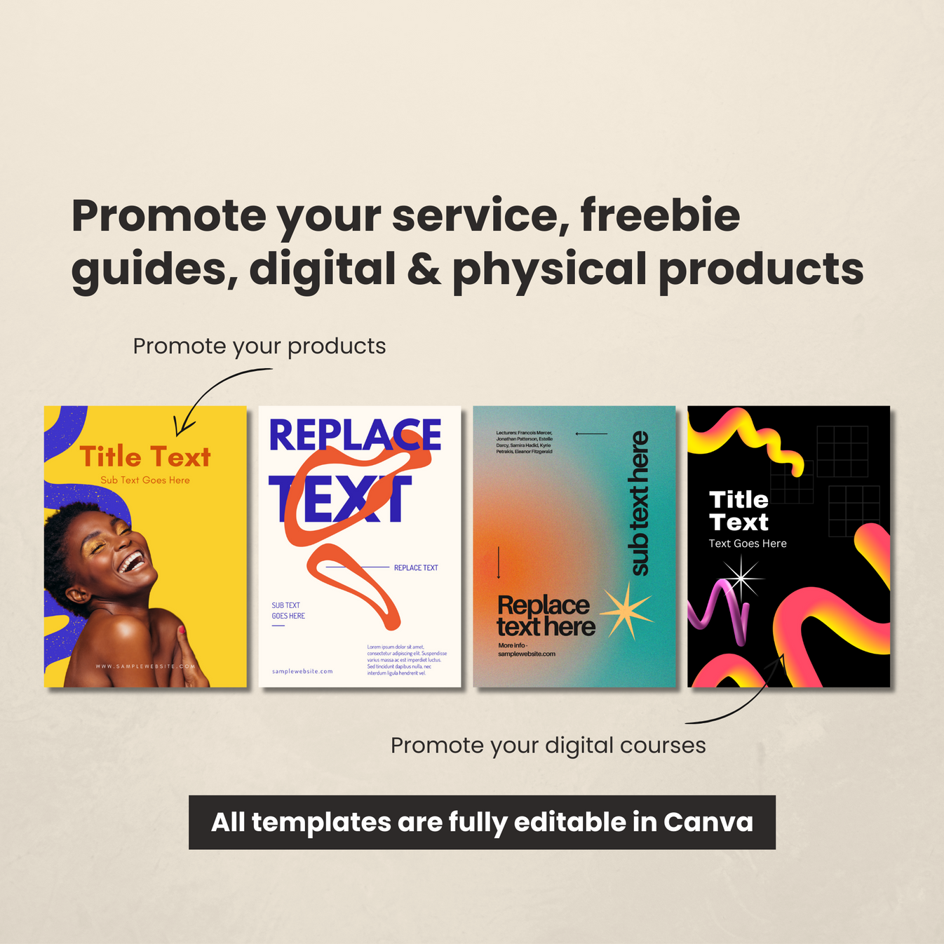 Aesthetic Color Block Pinterest Templates for Canva – heatherfarrisco