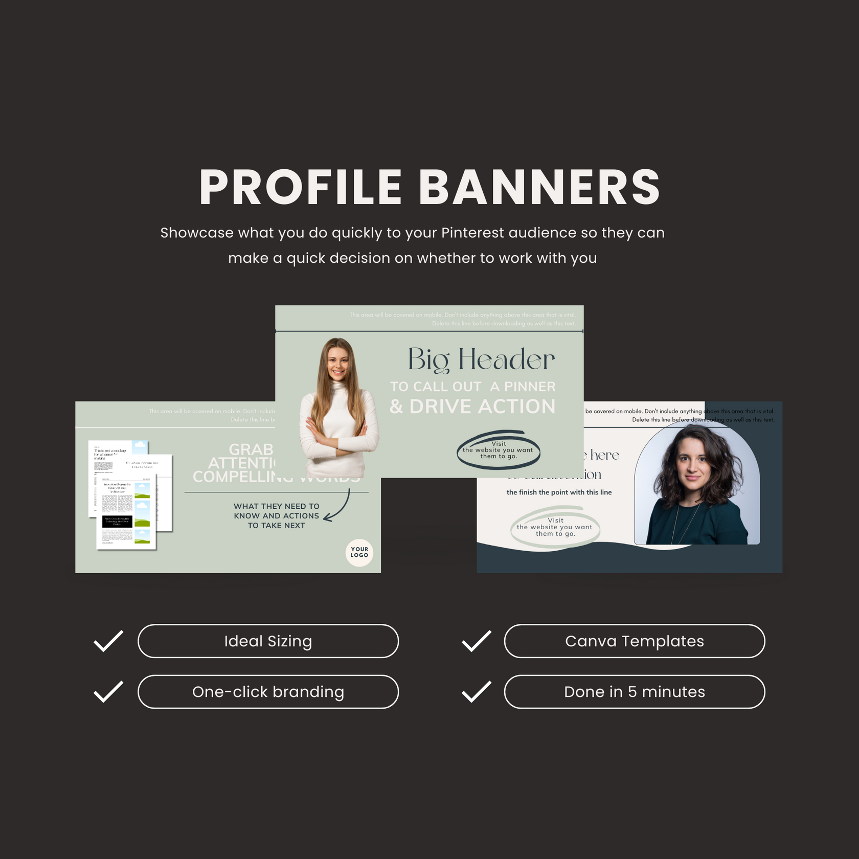 Pinterest Profile Banner Templates – heatherfarrisco