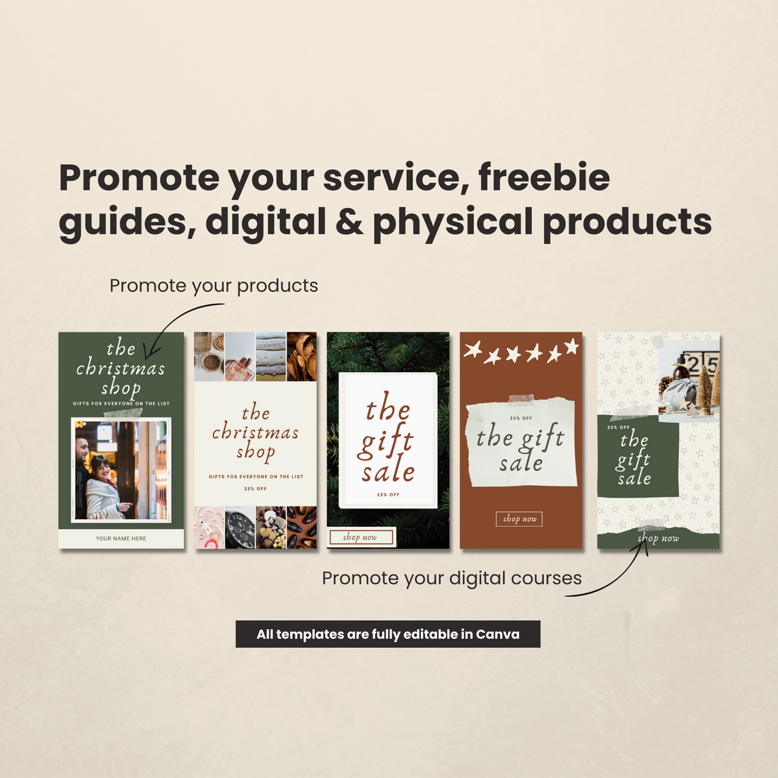 Christmas Gift Guide Pinterest Pin Templates for Canva – heatherfarrisco